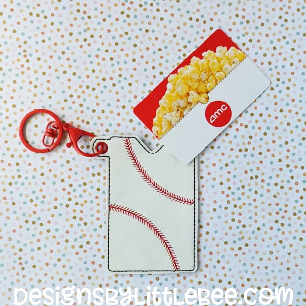 Baseball Gift Card Holder - Designs by Little Bee
