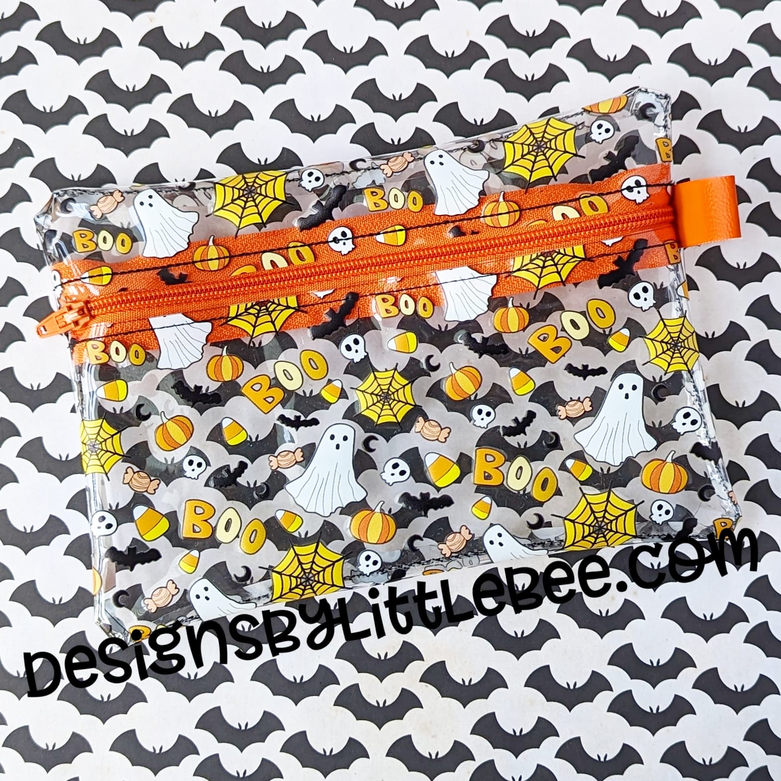 Vinyl Horizontal Zipper ITH Bag - Designs by Little Bee