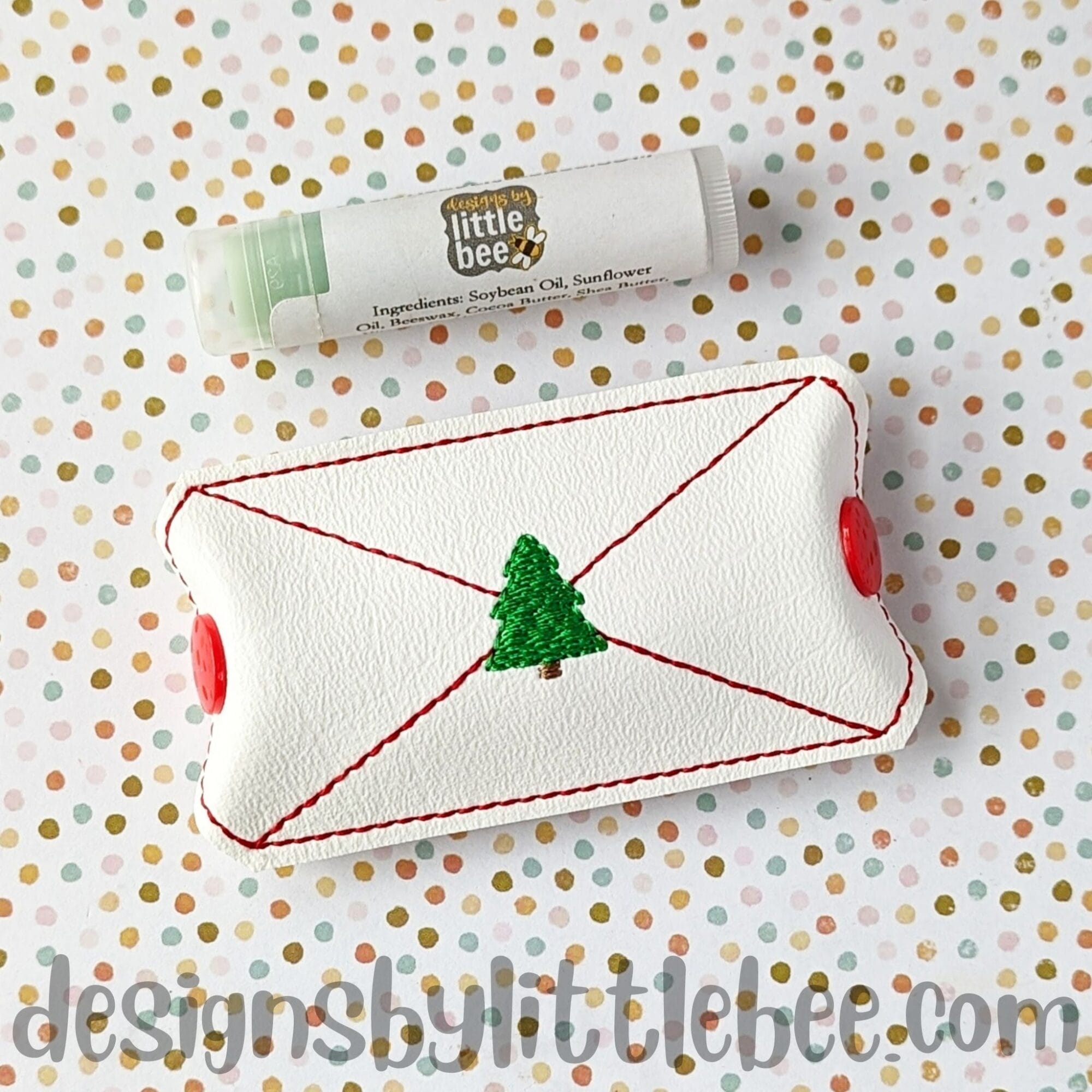 Christmas Tree Snap Envelope - Designs by Little Bee