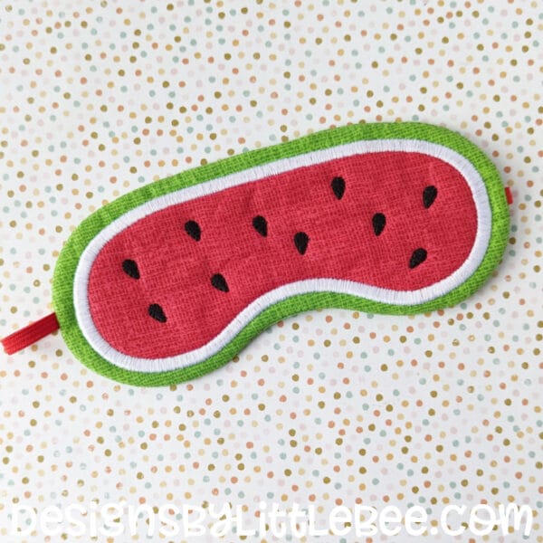 Watermelon ITH Sleep Mask - Designs by Little Bee