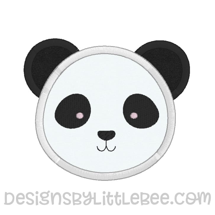 Panda Applique - Designs by Little Bee