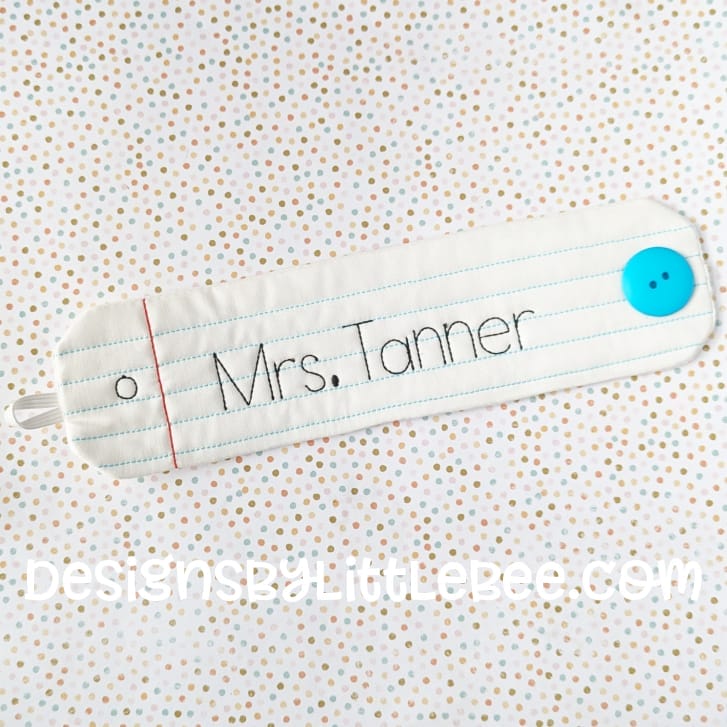 Notebook Paper Mug Wrap - Designs by Little Bee