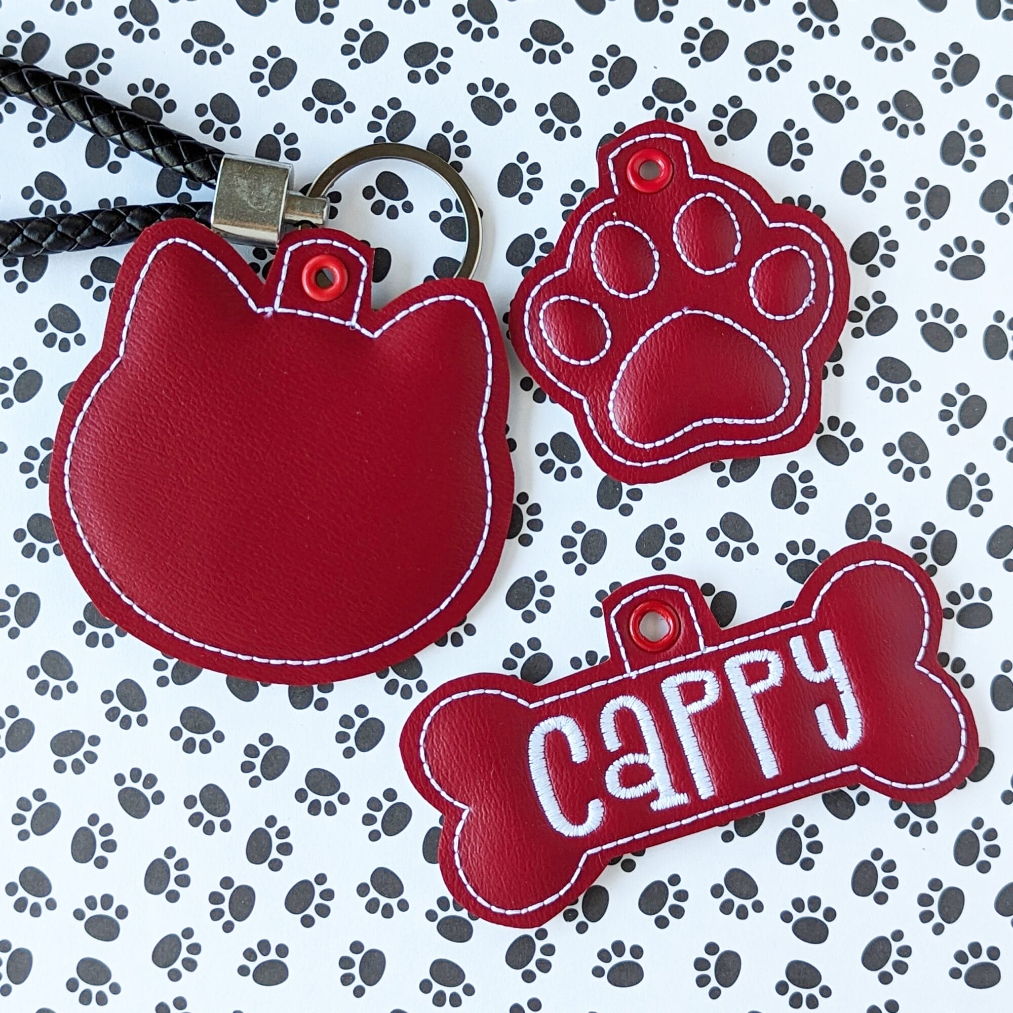 Pet Puffy Fobs Set - Designs by Little Bee