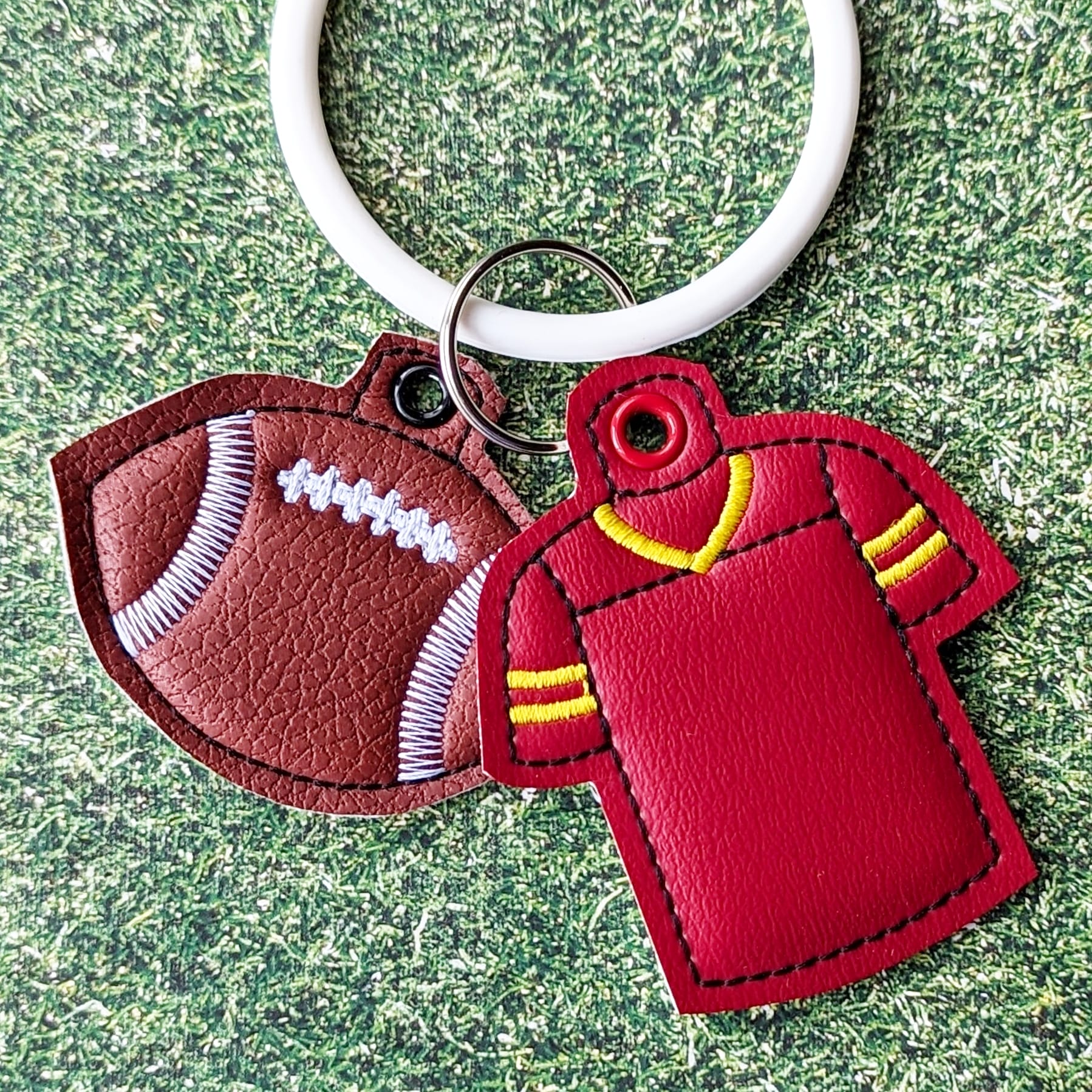 Football Puffy Fobs Set - Designs by Little Bee