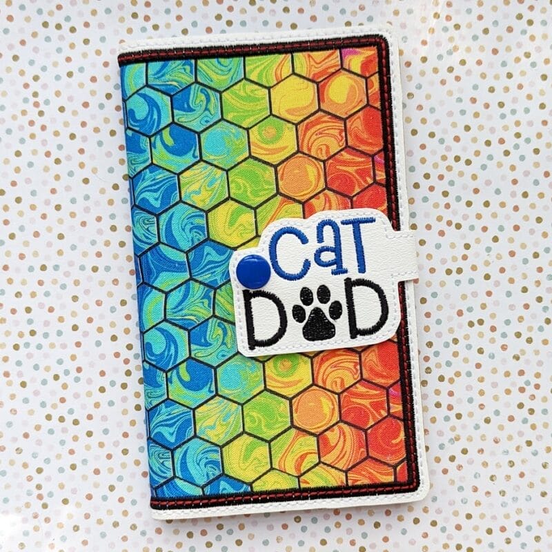 Cat Dad Pocket Calendar Cover - Designs by Little Bee