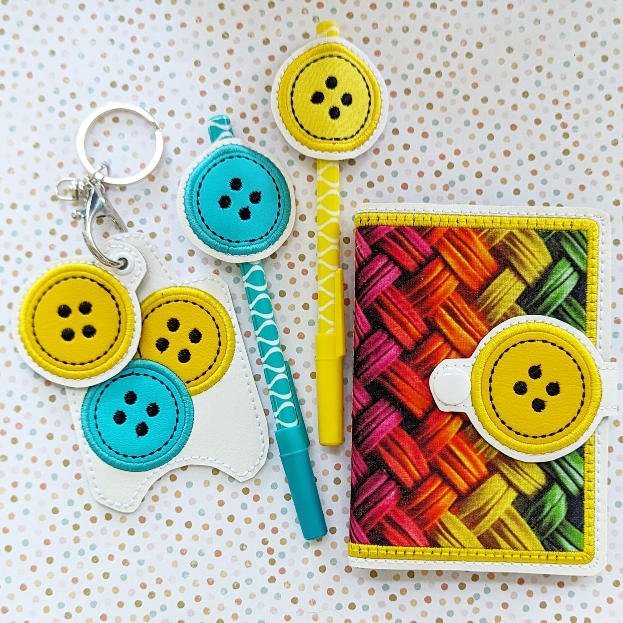 Buttons ITH Design Set - Designs by Little Bee