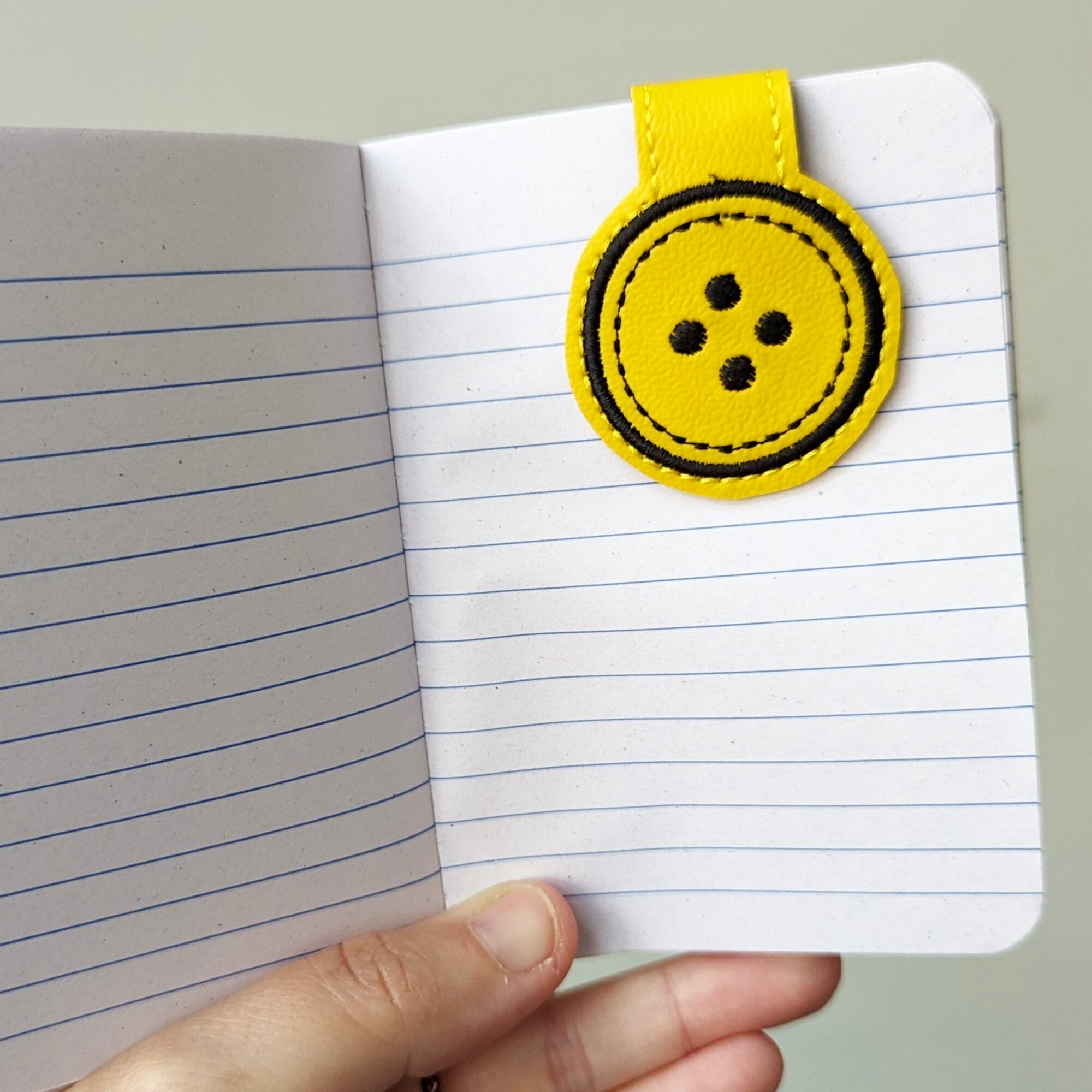 Button Foldover Magnetic Bookmark - Designs by Little Bee