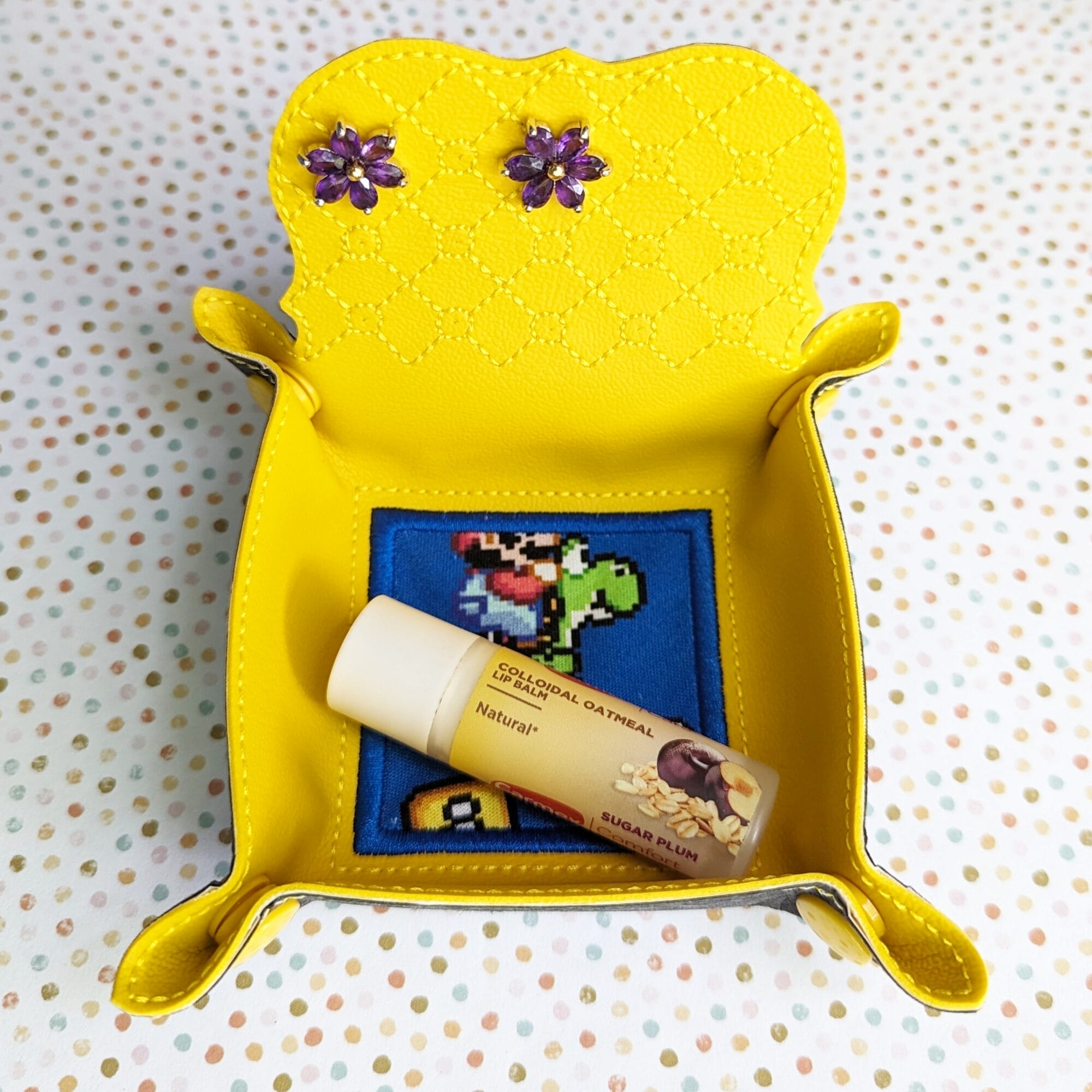 Quatrefoil ITH Earring Trinket Tray - Designs by Little Bee