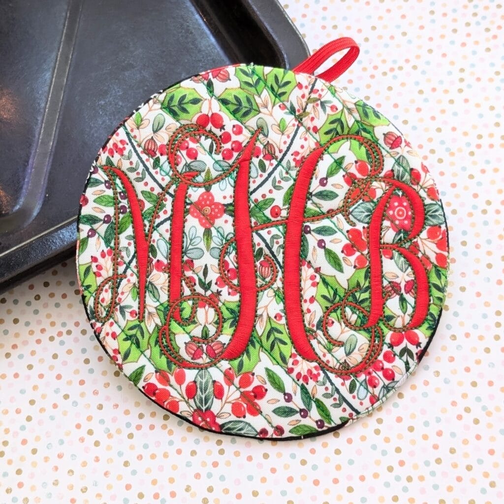 Fingertip Hot Pad - Designs by Little Bee