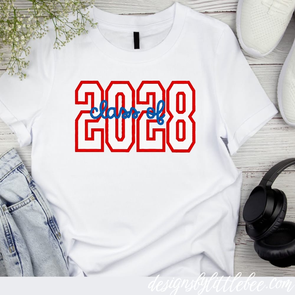 2028 Applique - Includes "Class of" - Designs by Little Bee