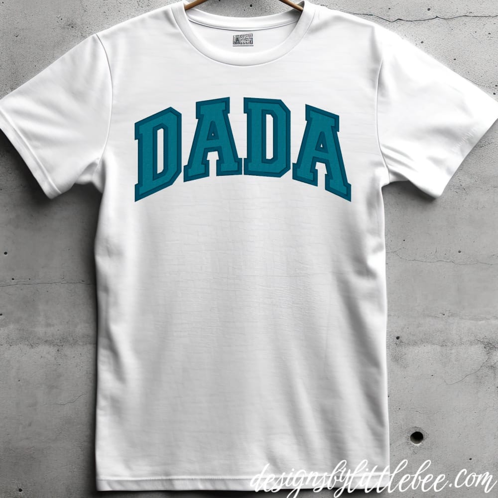 DADA - Curved Applique - Designs by Little Bee