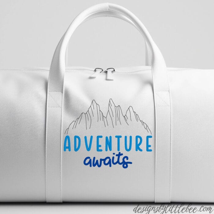 Adventure Awaits - Embroidery Design - Designs by Little Bee