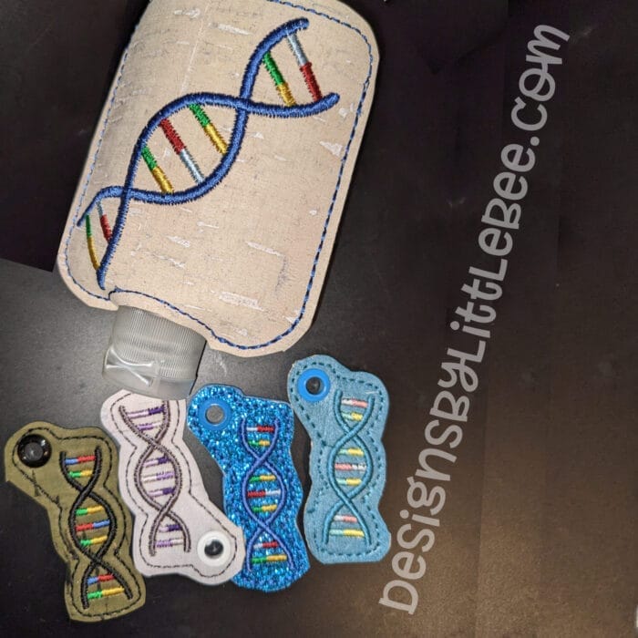 DNA Set: Fobs, Hand Sanitizer Case, & Mini Composition Book Cover ...