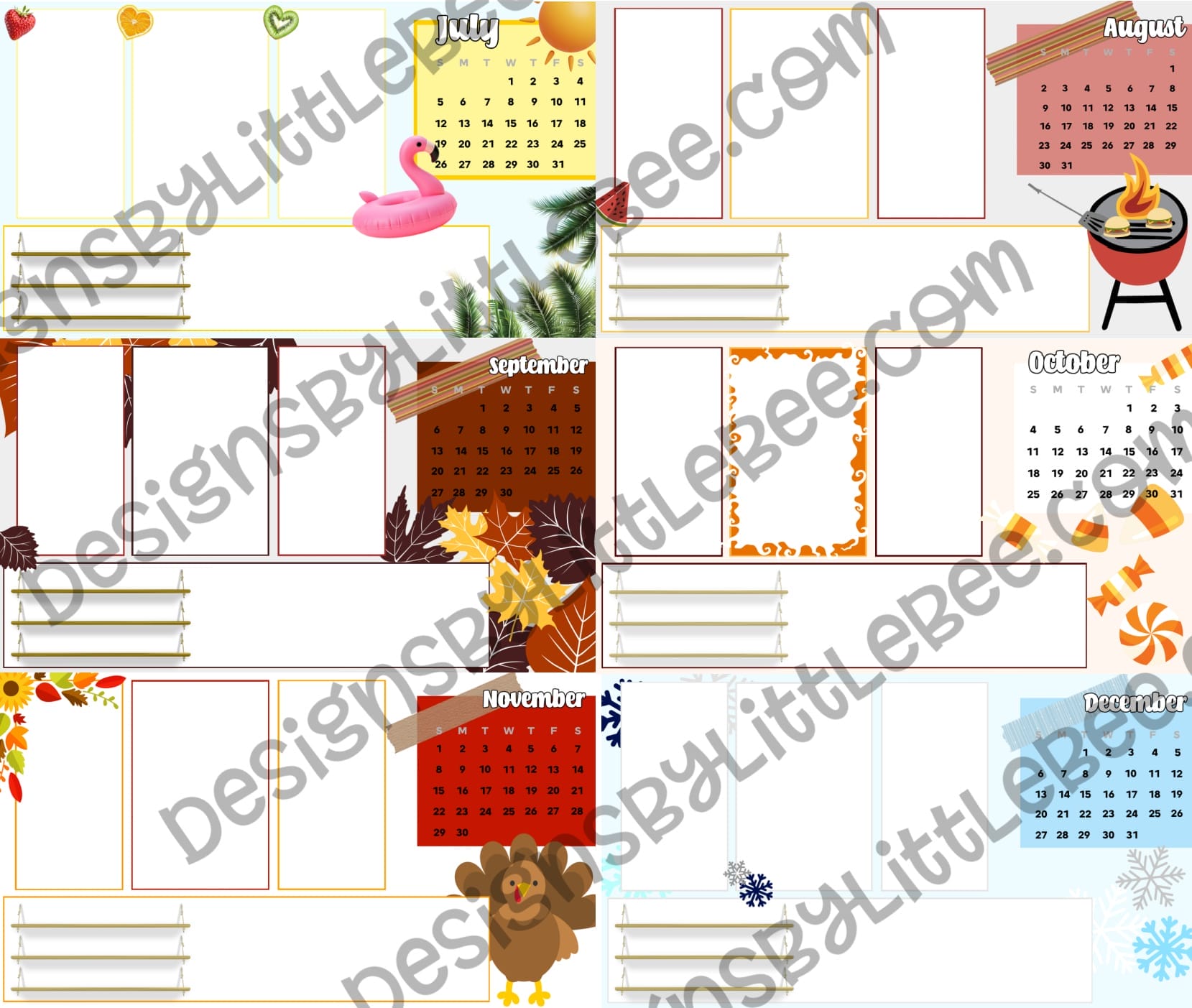 Desktop Backgrounds 2026 - Designs by Little Bee